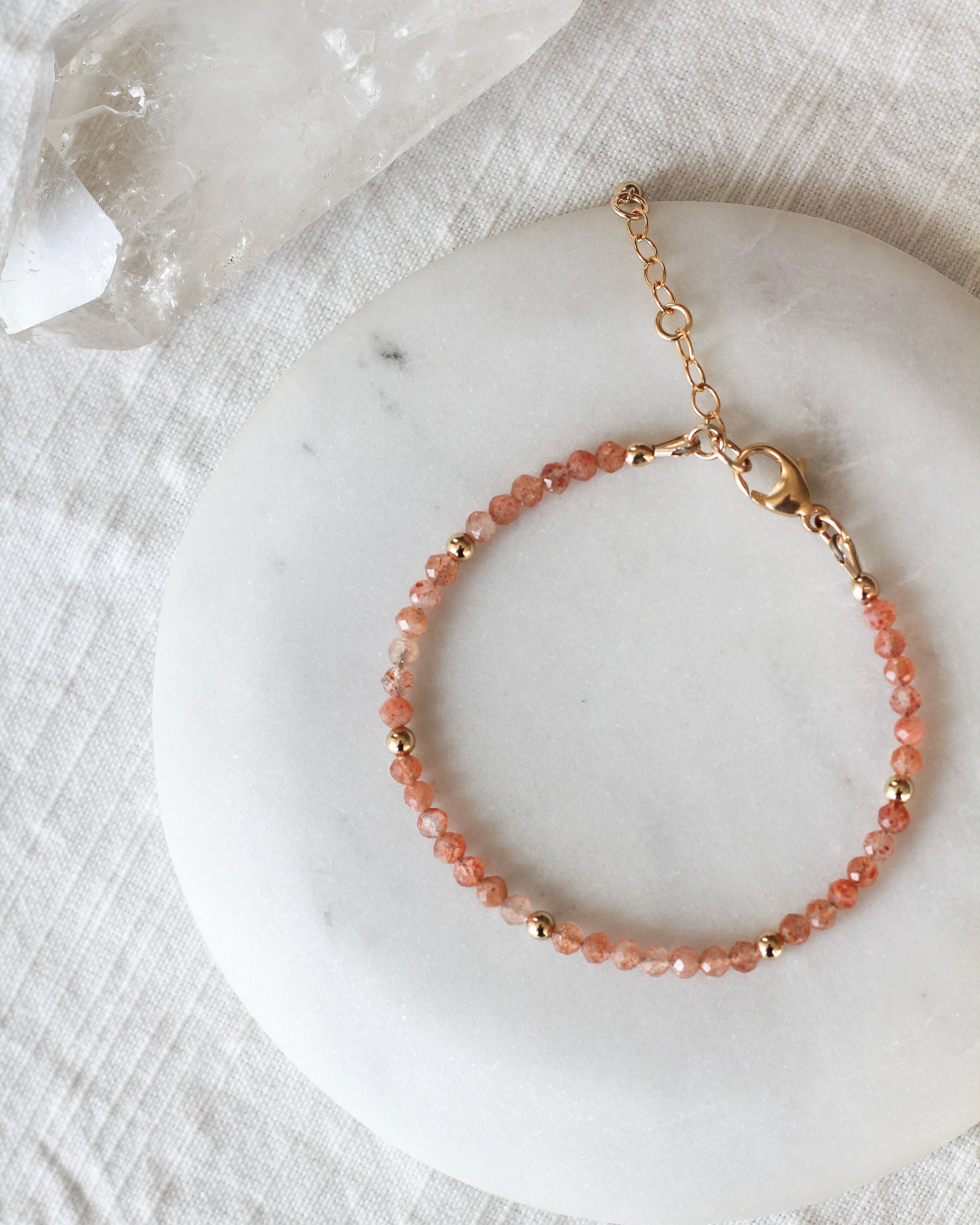 Warmth Intention Bracelet | Sunstone | The Beautiful Nomad